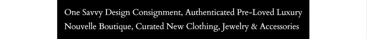 One Savvy Design Consignment Upper Montclair